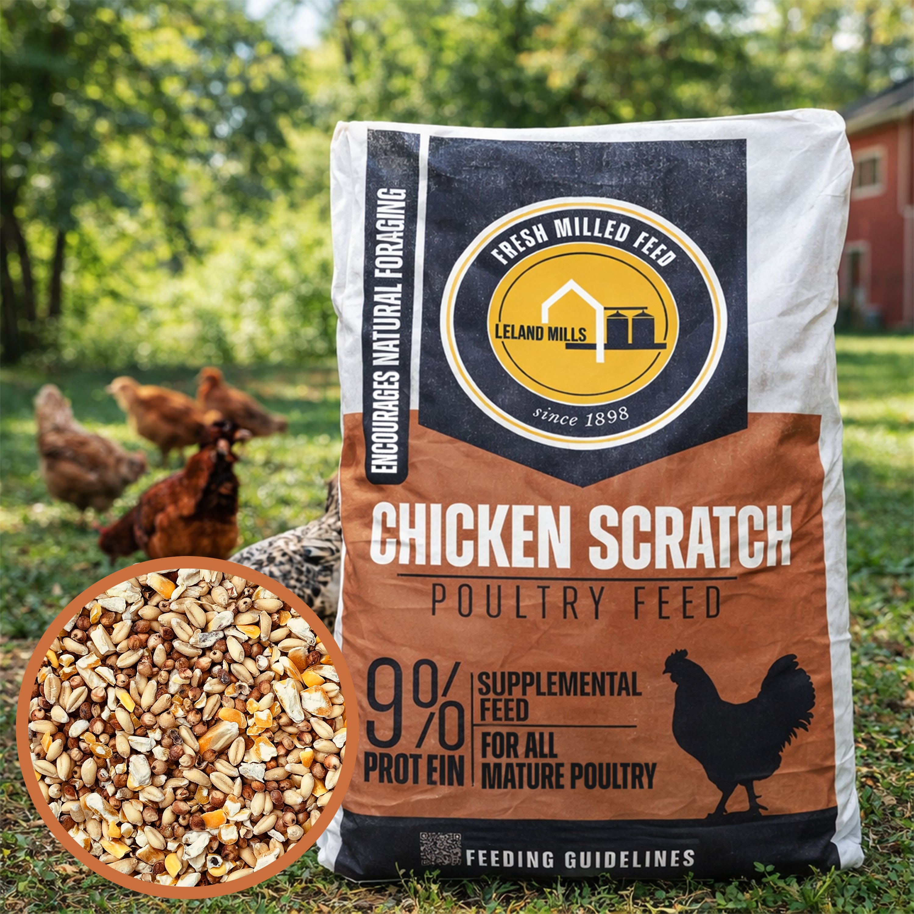 Deluxe Chicken Scratch | Chicken Feed | Leland Mills
